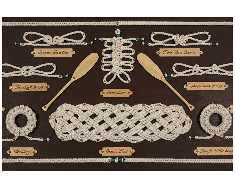 Large Nautical Knot Art-father's Day/father's Day Gift/gift for Dad ...