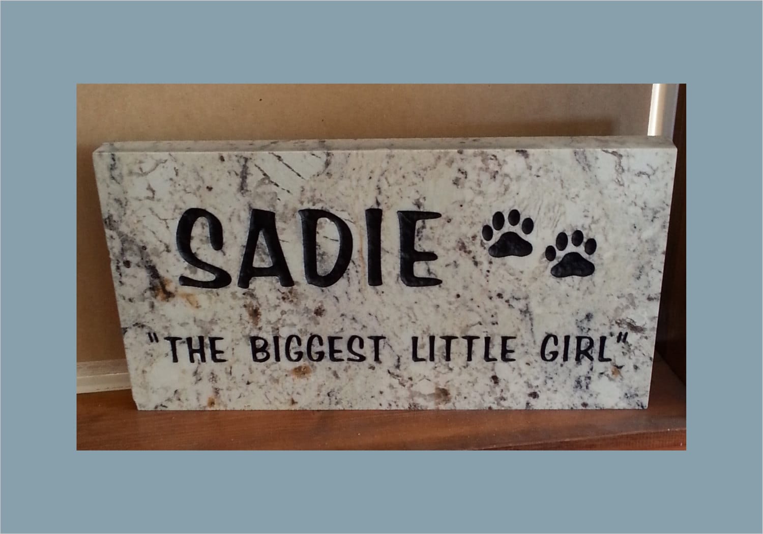 Granite Cat Headstone 8x5 Deep Etched on Polished Stone | Etsy