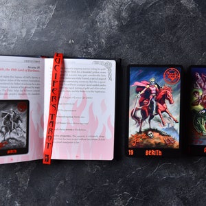 Lucifer's Tarot Special Edition BLACK. Set of 105 | Etsy