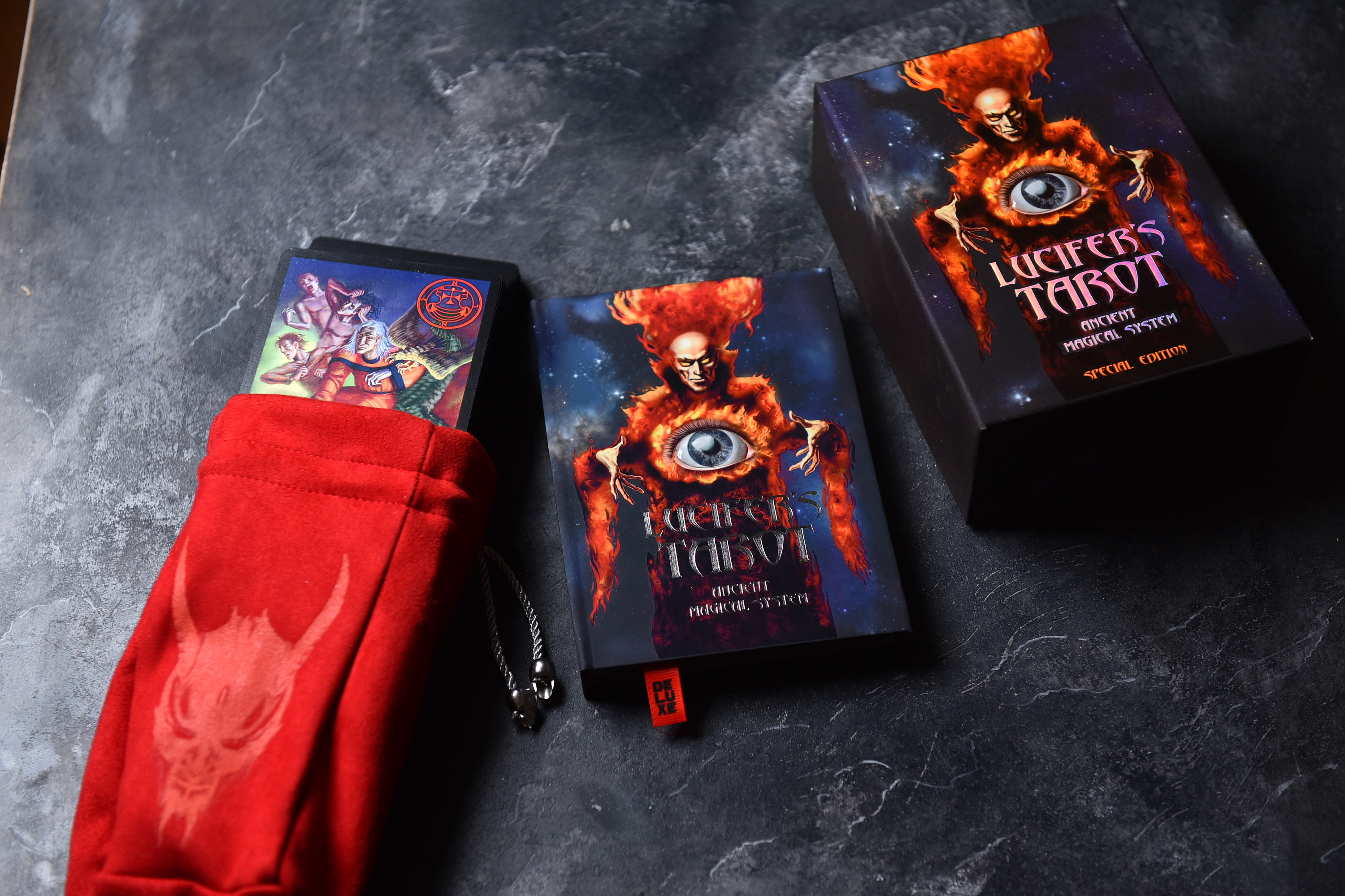 Lucifer's Tarot Special Edition BLACK. Set of 105 | Etsy