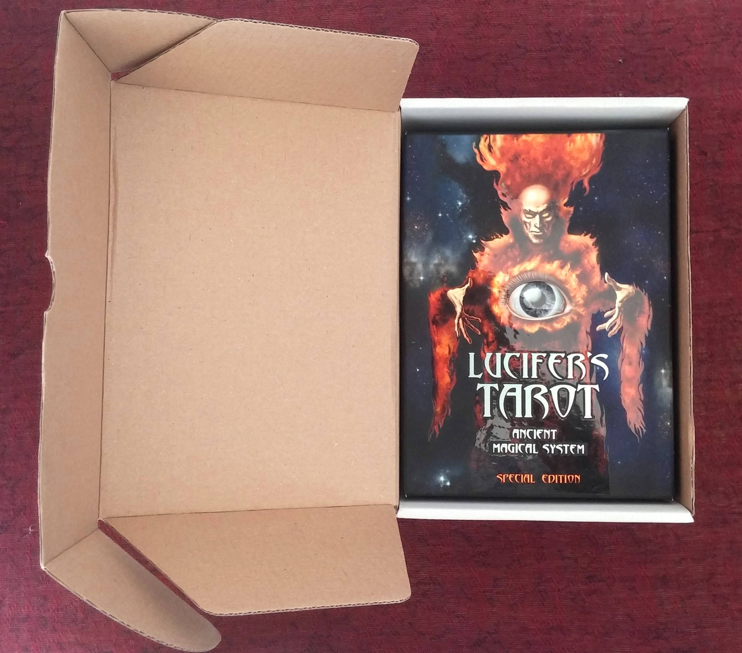 Lucifer's Tarot Special Edition BLACK. Set of 105 | Etsy