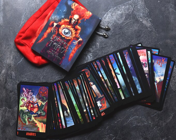 Lucifer's Tarot - Special Edition (BLACK). Set of 105 Tarot Cards. A ...