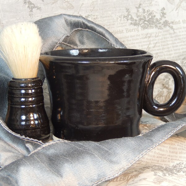 Pottery Shaving Mug - Etsy