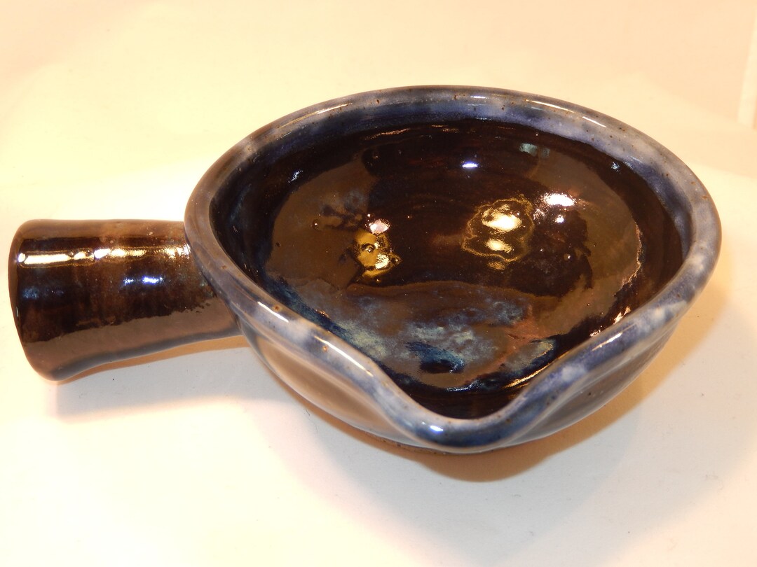 Sunset Pottery Mini Pouring Bowl With Handle - Etsy