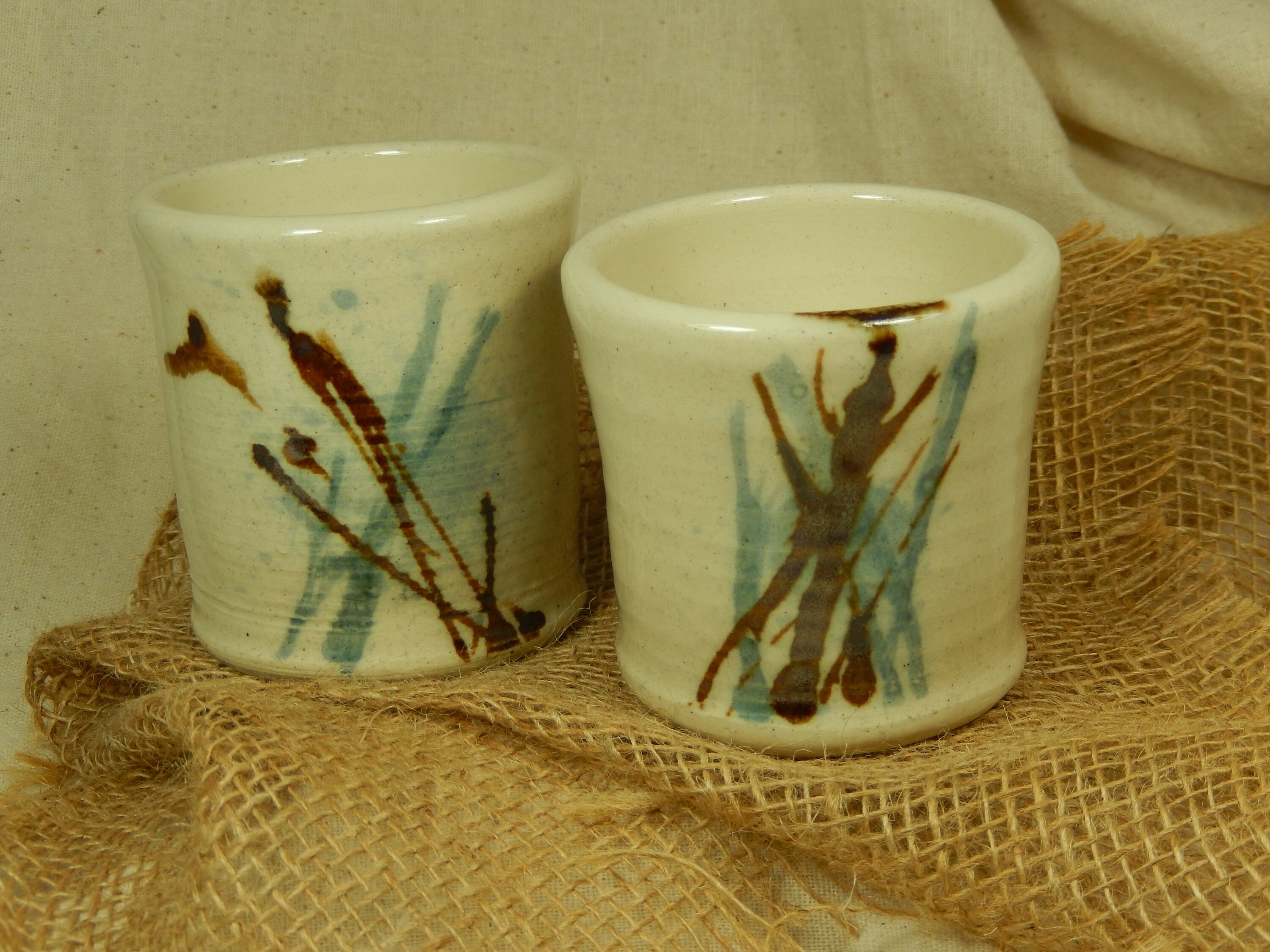 Sunset Pottery Little Tumblers Set of 2 - Etsy