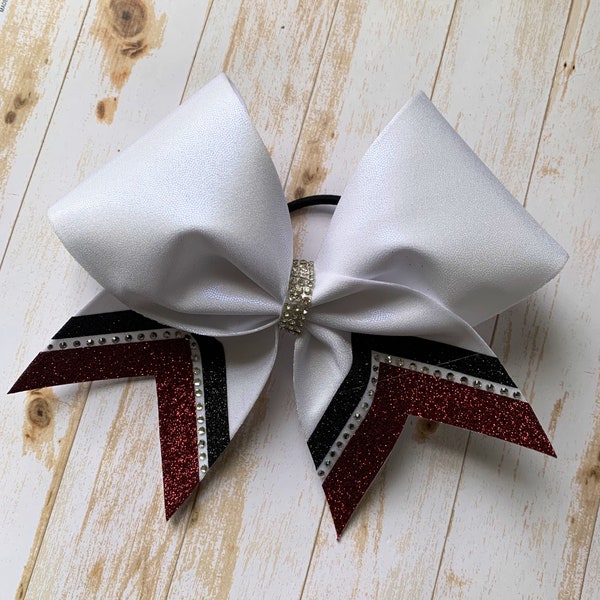 Maroon Cheer Bows - Etsy