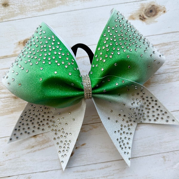 Green Cheer Bow - Etsy