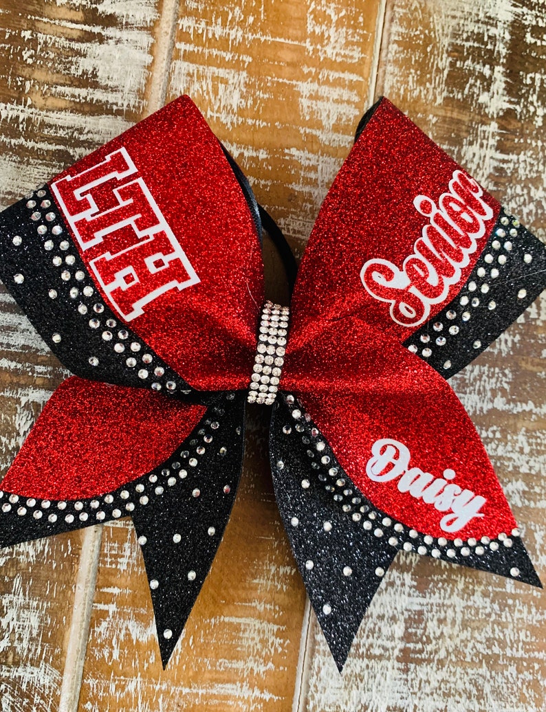 Senior Curved Tail Cheer Bow - Etsy