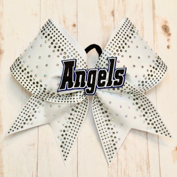 White Cheer Bow - Etsy