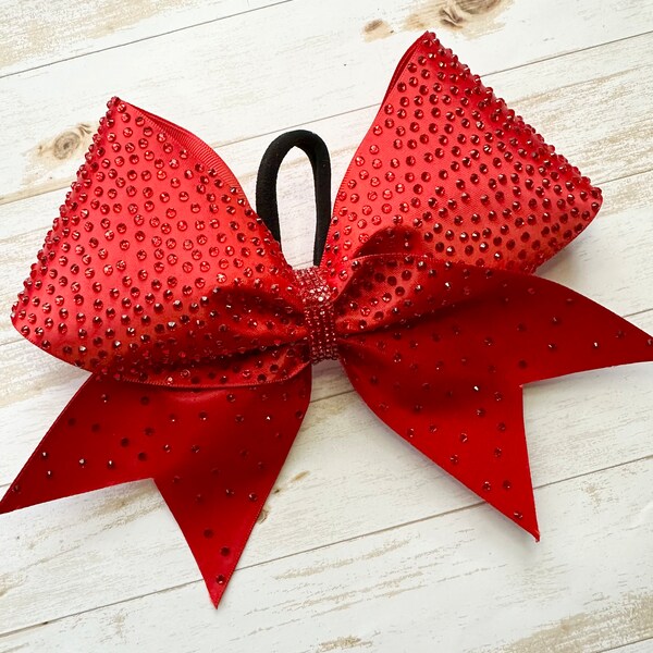 Red Cheer Bow - Etsy