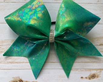 Green Cheer Bow - Etsy
