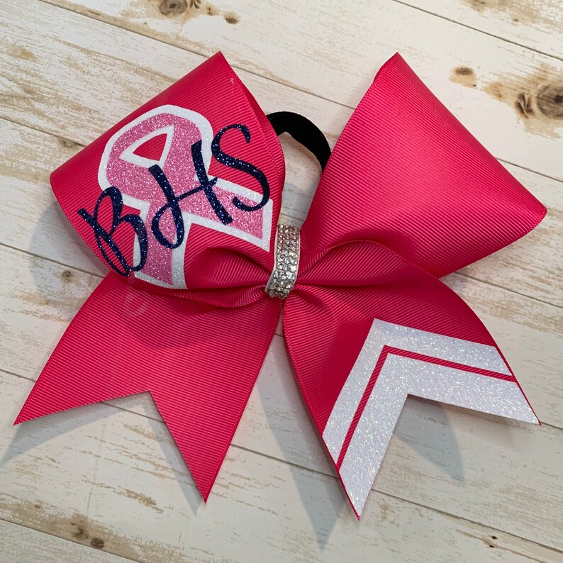 Cancer Awareness Cheer Bow | Etsy