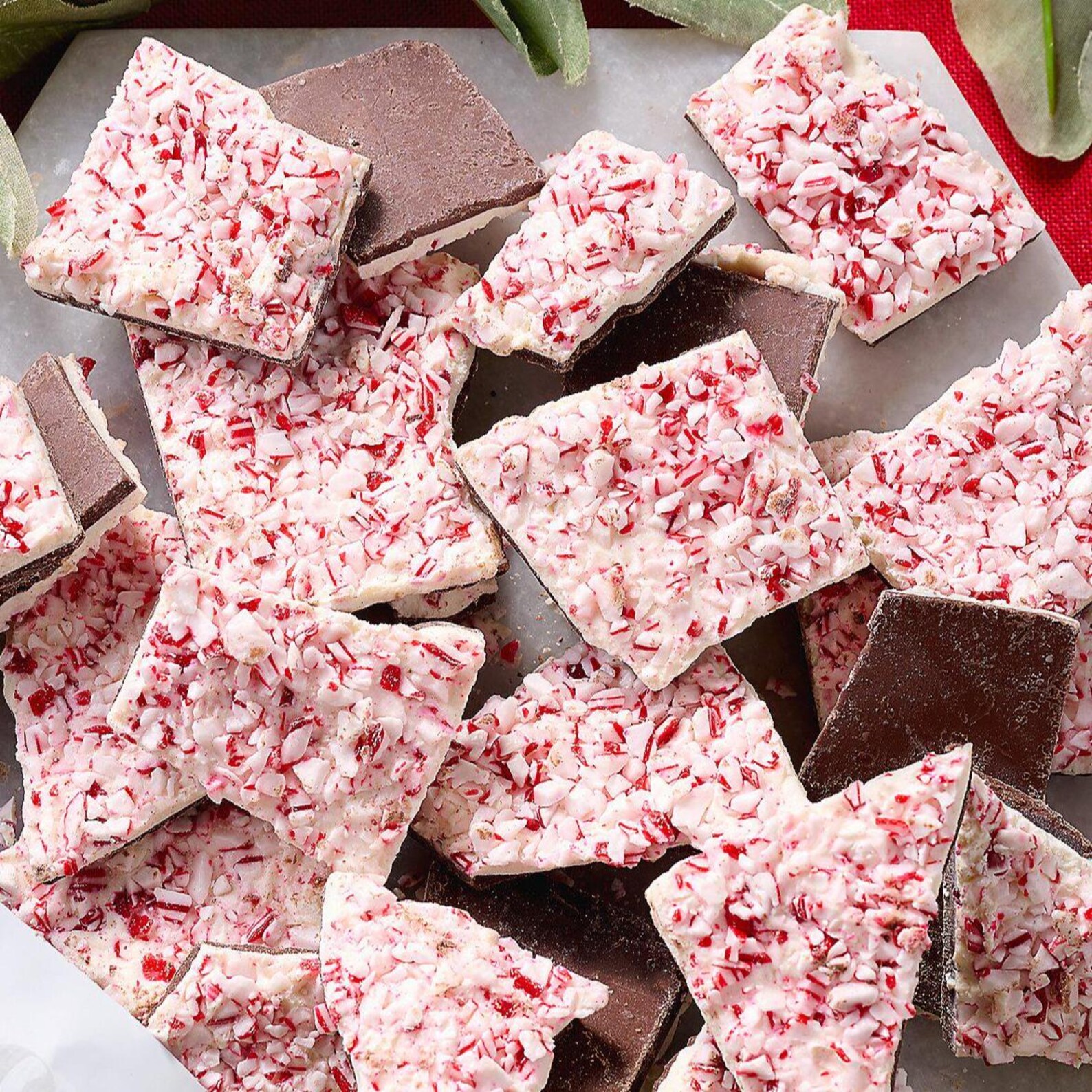1 Lb Peppermint Bark Peppermint Chocolate Candy Holiday Candy Candy ...