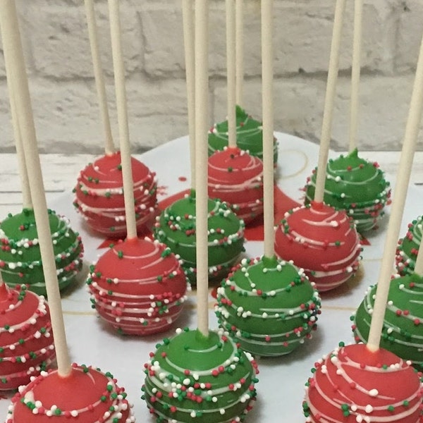 Christmas Cake Pops - Etsy