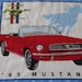 Ford Mustang Fabric Sold by the Half Yard, Ford Mustang Quilt Gift Bed ...