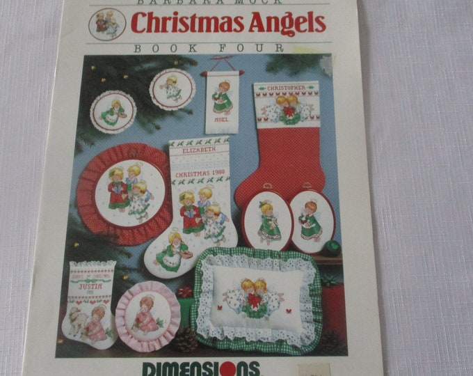 Angels Counted Cross Stitch Pattern, Christmas Angels Leaflet ...