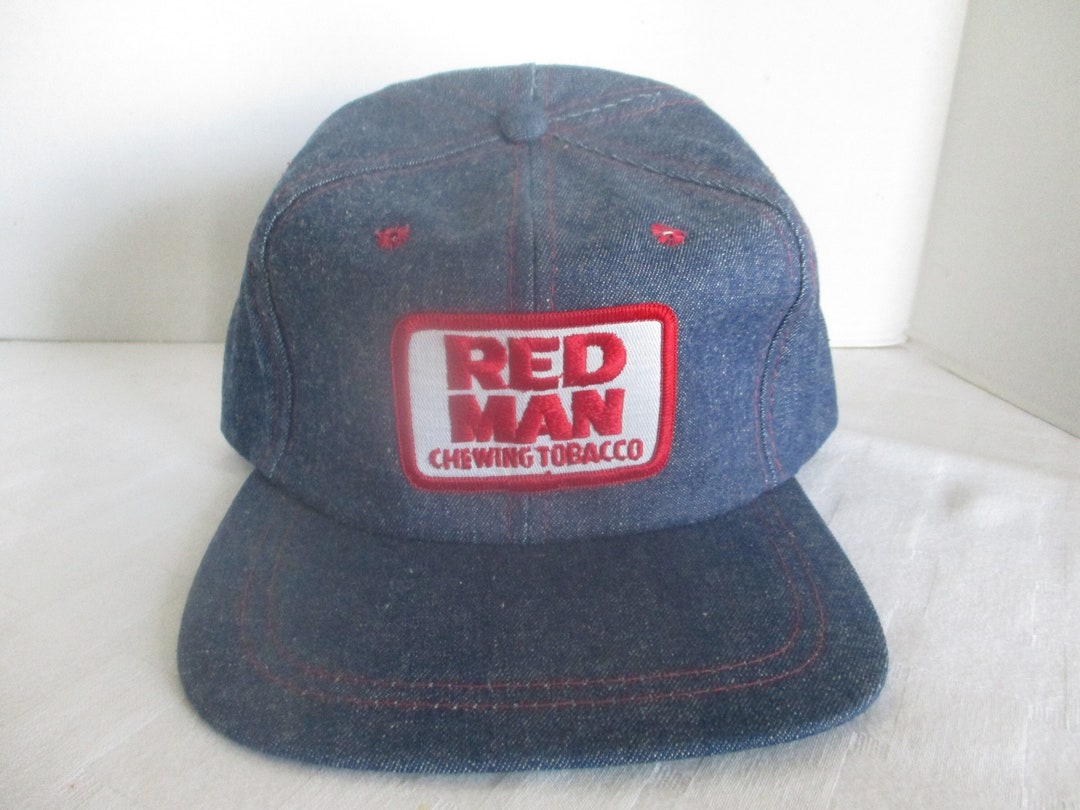 Cap, Red Man Chewing Tobacco Cap, Vintage Red Man Cap,trucker Cap ...