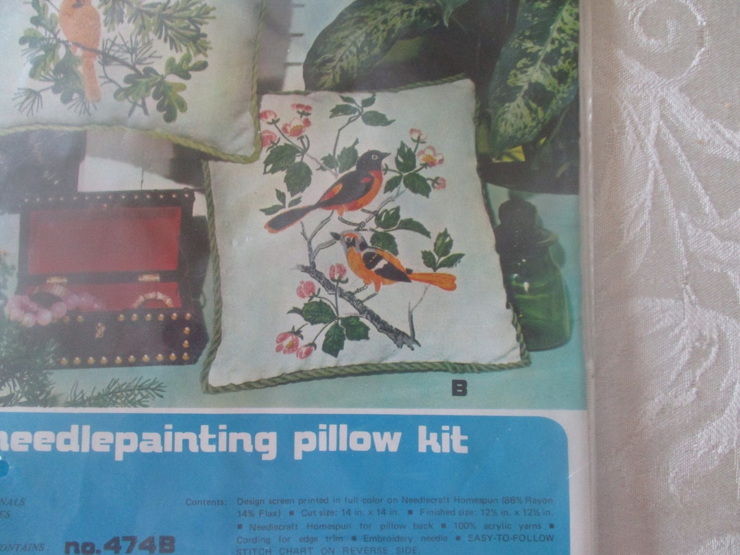 Crewel Embroidery Kit, Crewel Kit, Embroidery Kit, Bird Crewel Kit ...