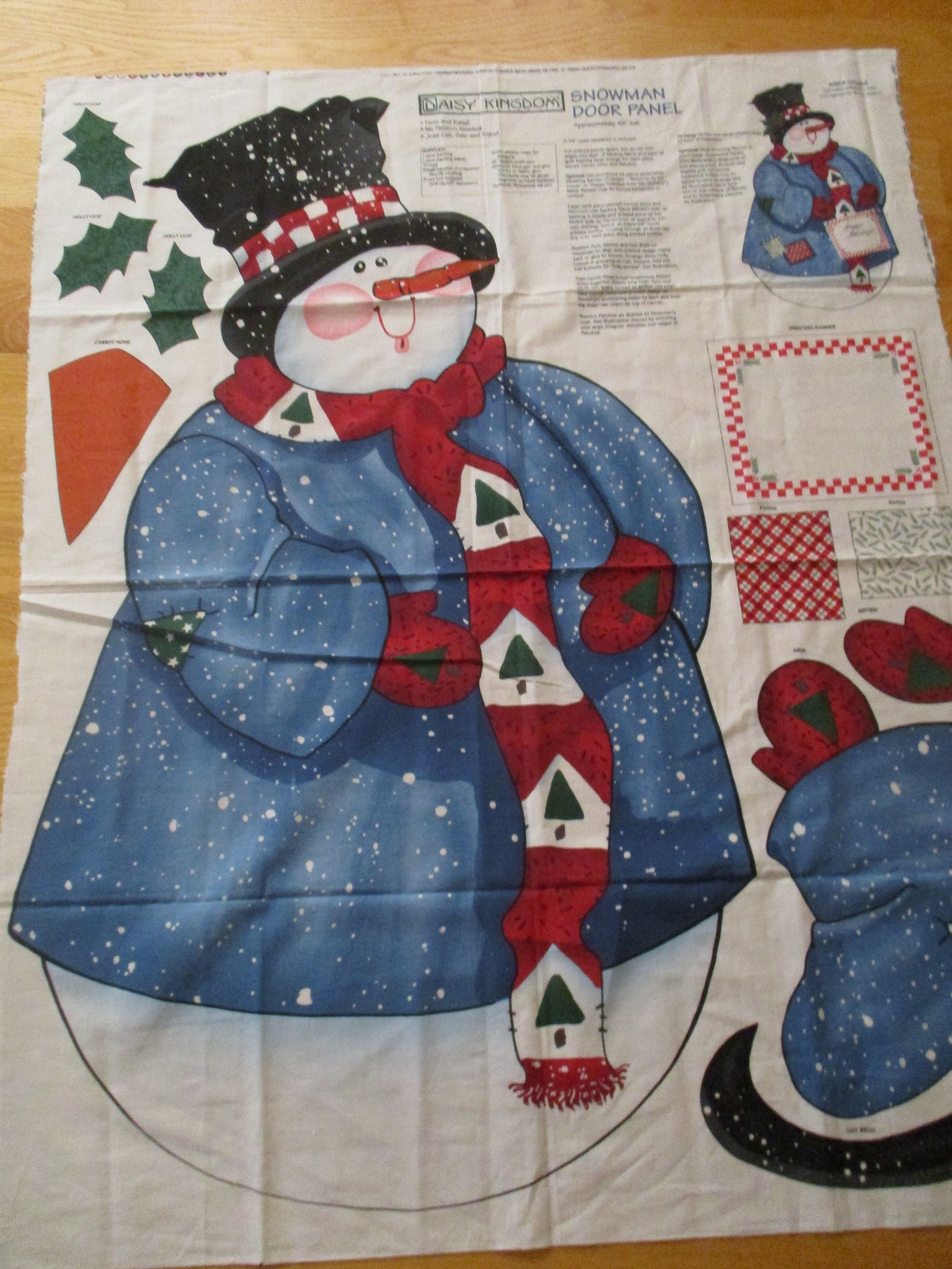 Snowman Door Panel Daisy Kingdom Snowman Fabric PanelSnowman | Etsy