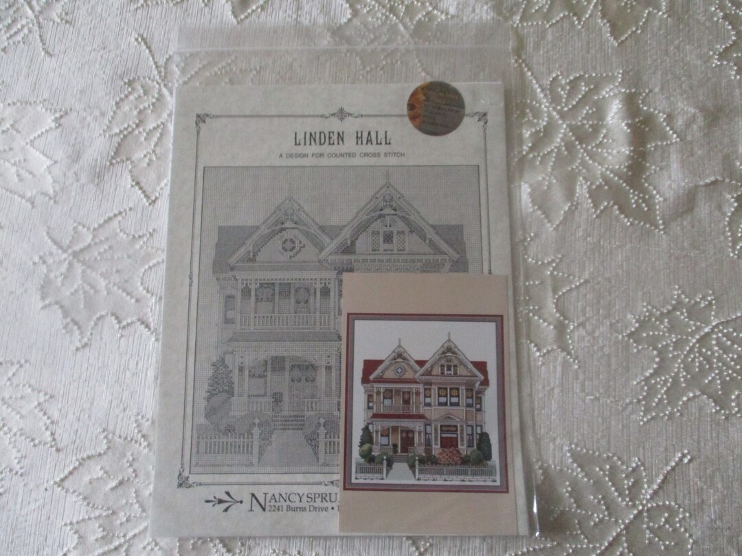 Victorian House Cross Stitch Chart, Chart, Graph, Linden Hall Chart ...