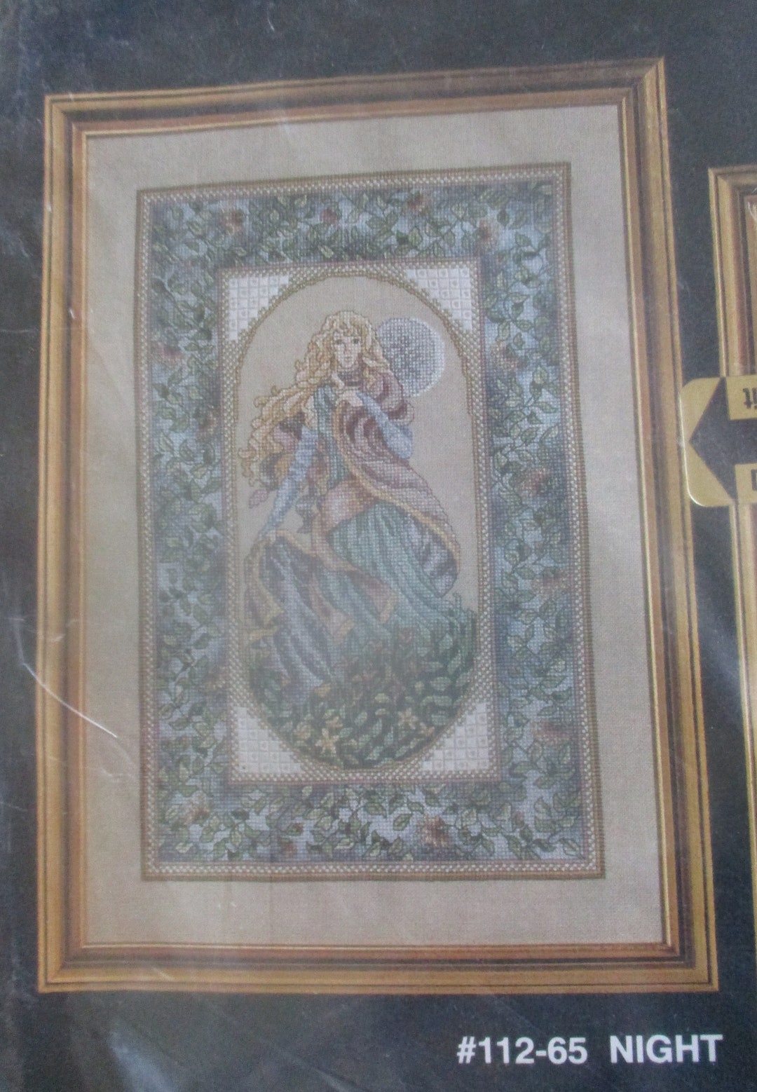 Angel Counted Cross Stitch Kit, Night Lady Counted Cross Stitch Kit ...