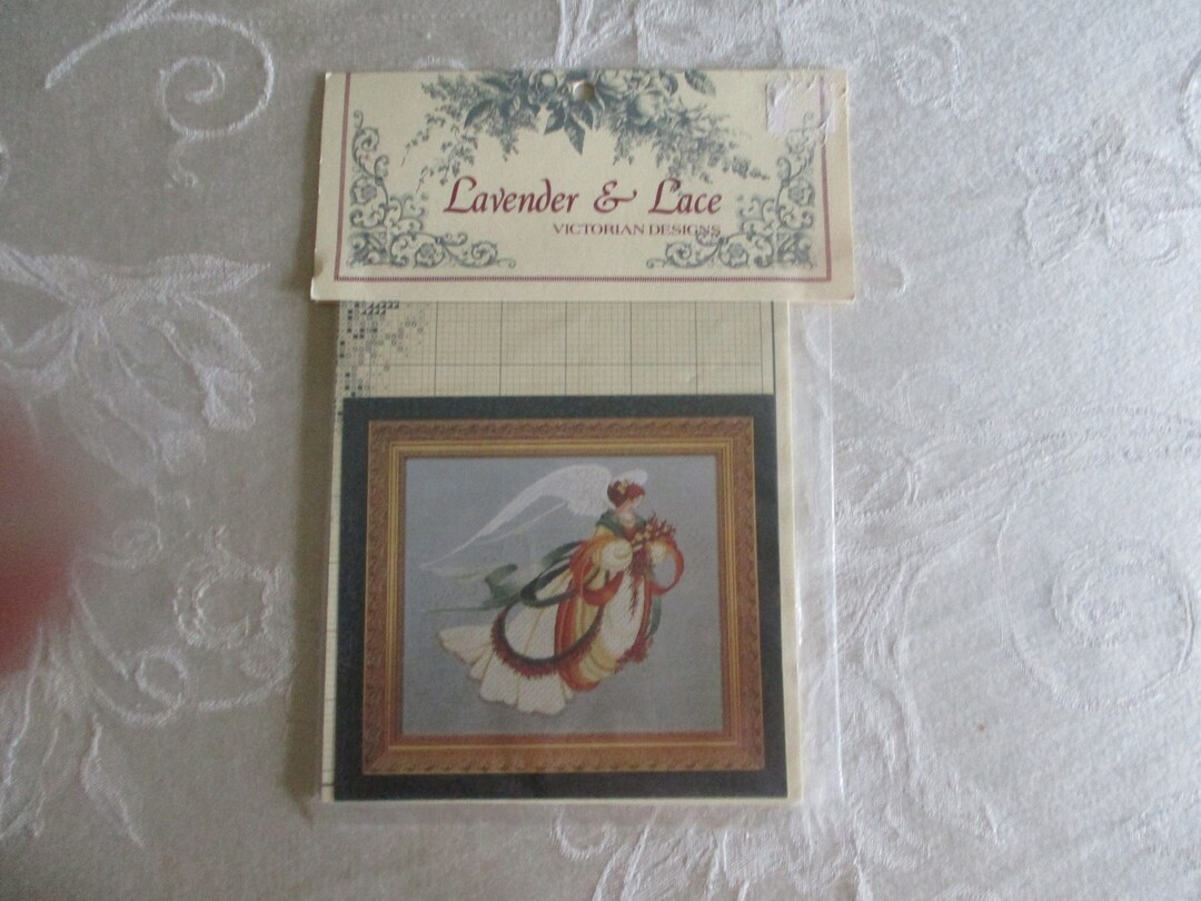 Lavender & Lace Cross Stitch Pattern, Victorian Designs, Vintage Chart ...