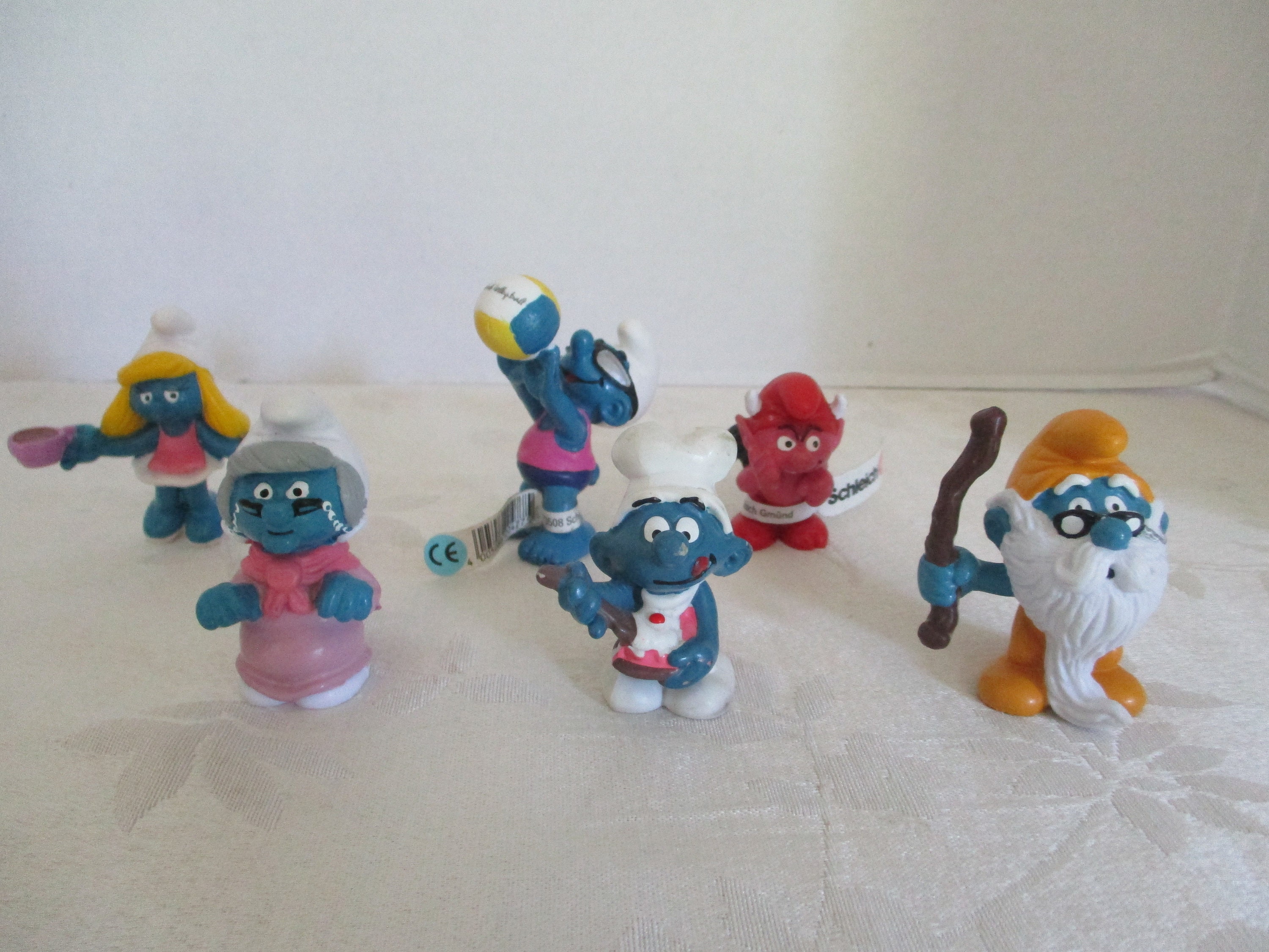 Smurf Rare & Hard to Find Lot 6 Vintage Smurfs | Etsy