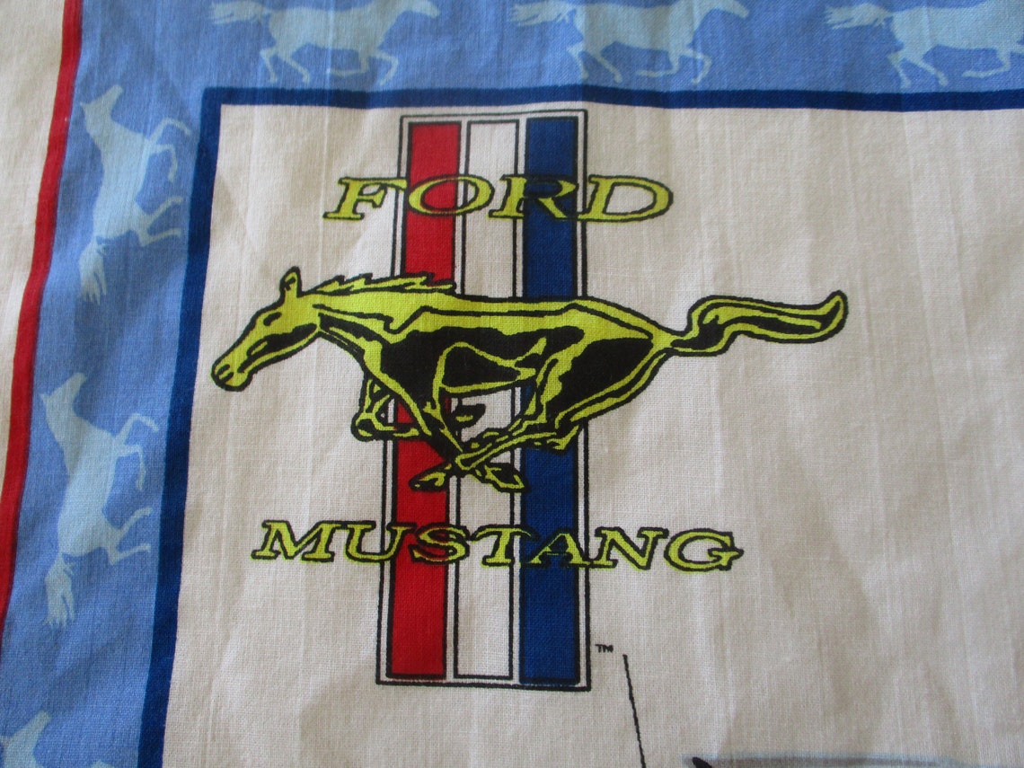 Ford Mustang Fabric, 1965 Ford Mustang Panel, Quilt Panel,quilt ...