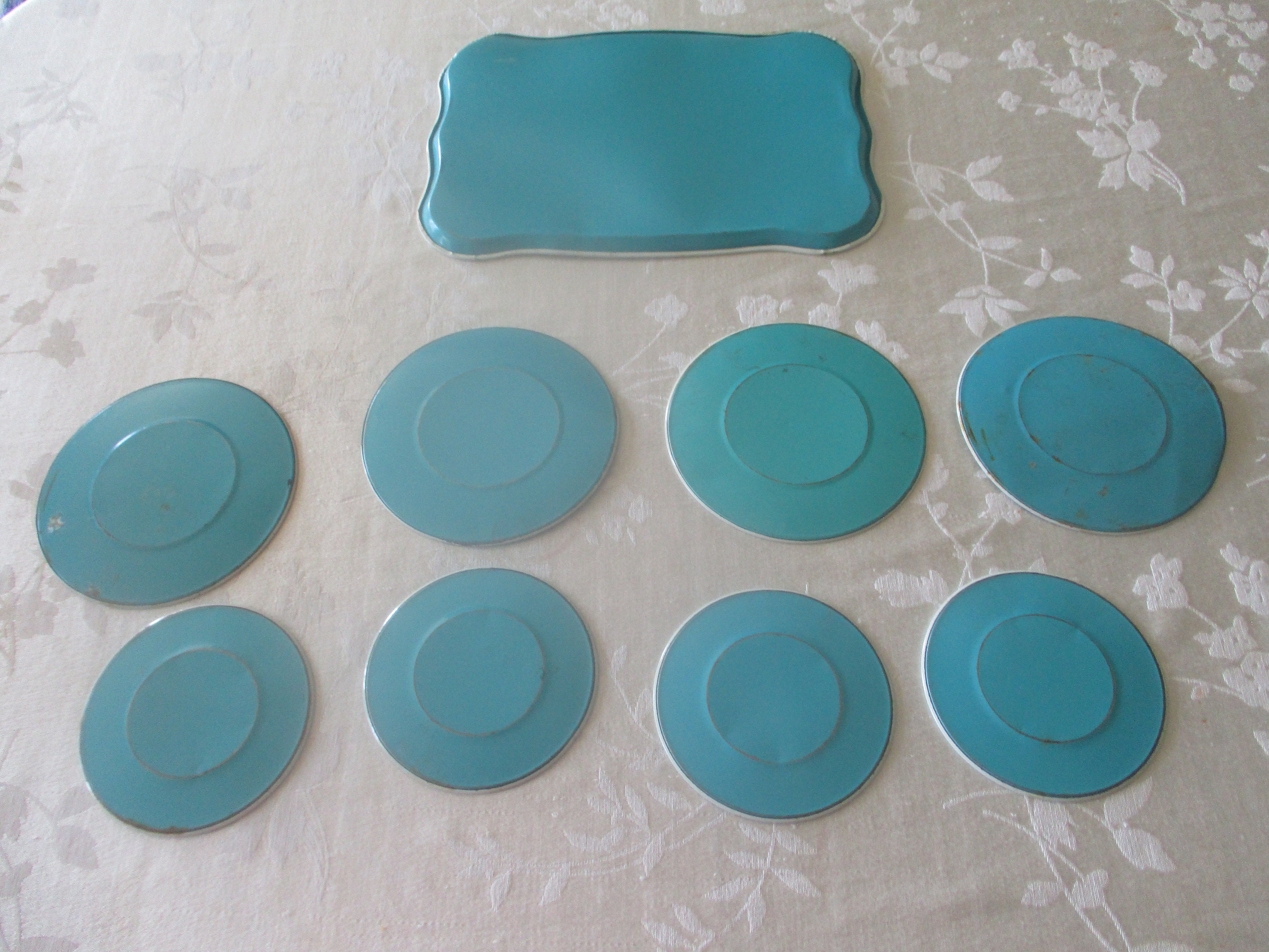 Peanuts Tea Party Set, Peanuts Vintage Tray, Plates and Tray, Vintage ...