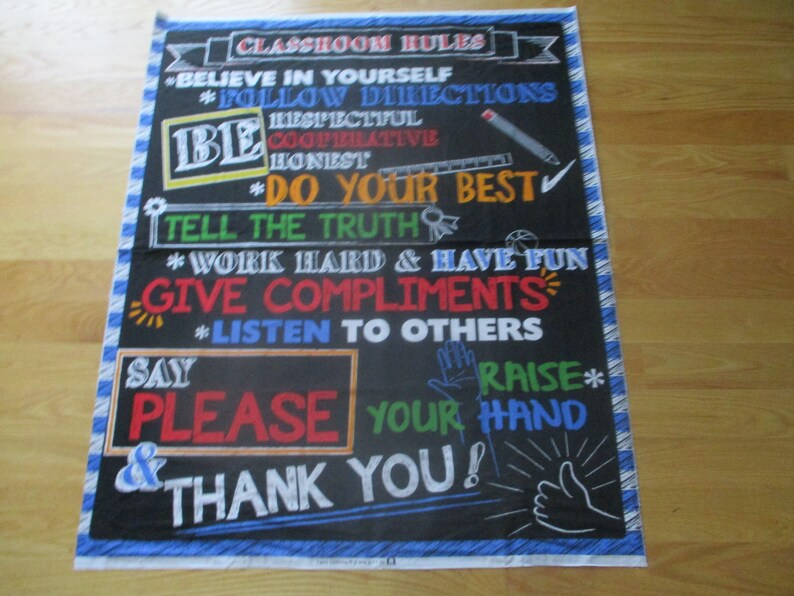 Classroom Rules Fabric Panel, Teacher Rules Panel, Classroom, Rules ...