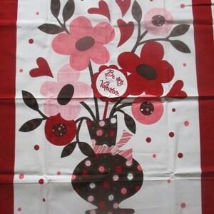 Valentine Valentine Fabric Valentine Fabric Panel Flowers - Etsy