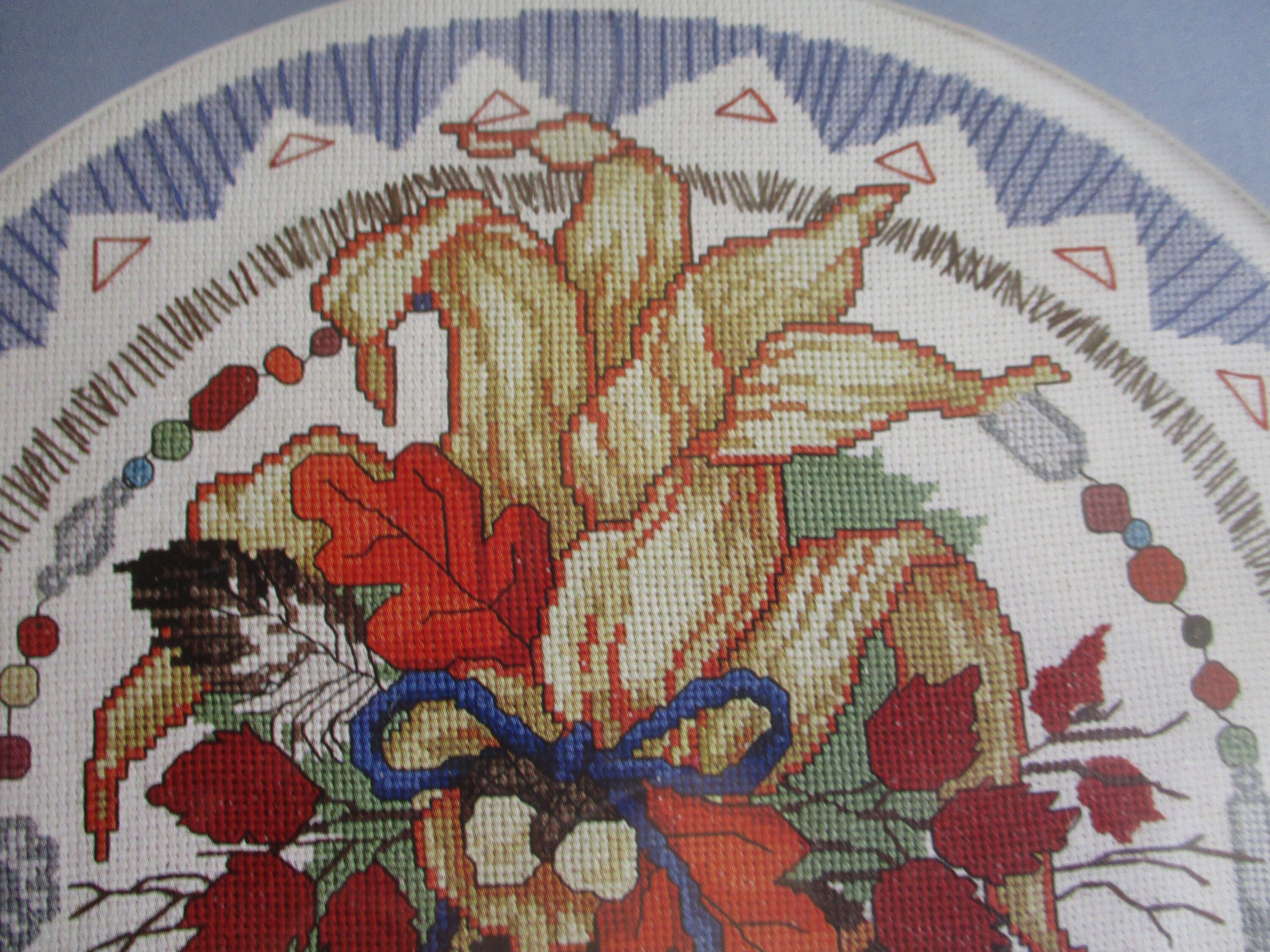 Counted Cross Stitch Kit Indian Corn Cross Stitch Kitautumn - Etsy UK