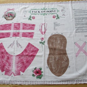 Vintage Ballet Bag, DIY Ballet Carrier, Ballet Bag for Ballet Slippers ...