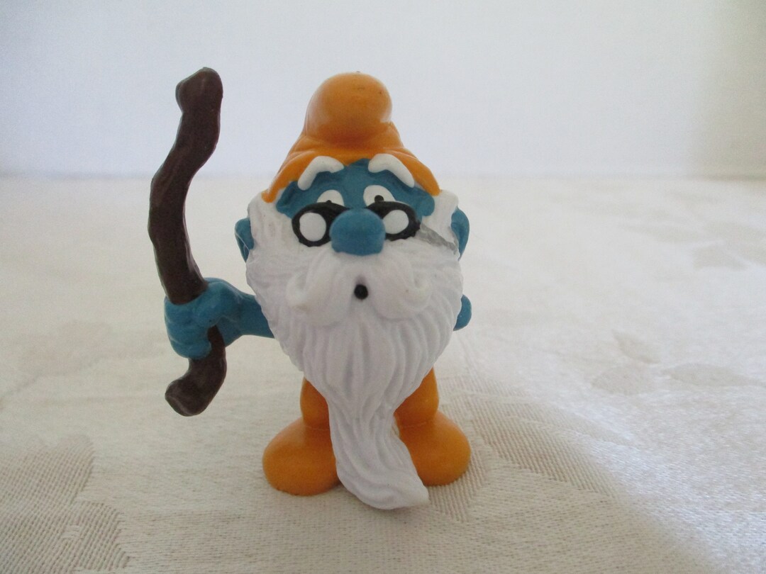 Smurf, Rare & Hard to Find Lot, 6 Vintage Smurfs, Smurfs:grandpa ...