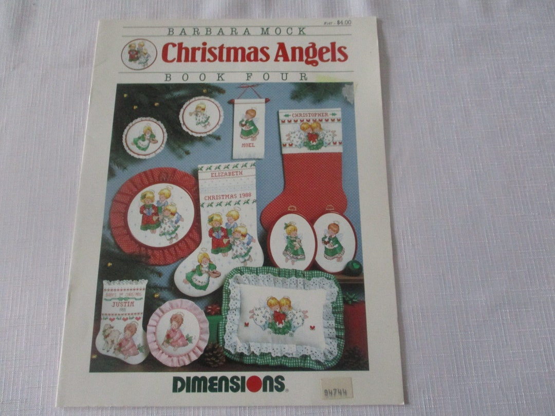 Angels Counted Cross Stitch Pattern, Christmas Angels Leaflet ...