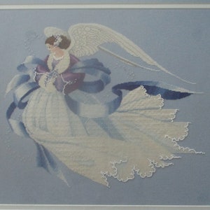 Cross Stitch Picture, Finished,religious,angel Counted Cross Stitch ...