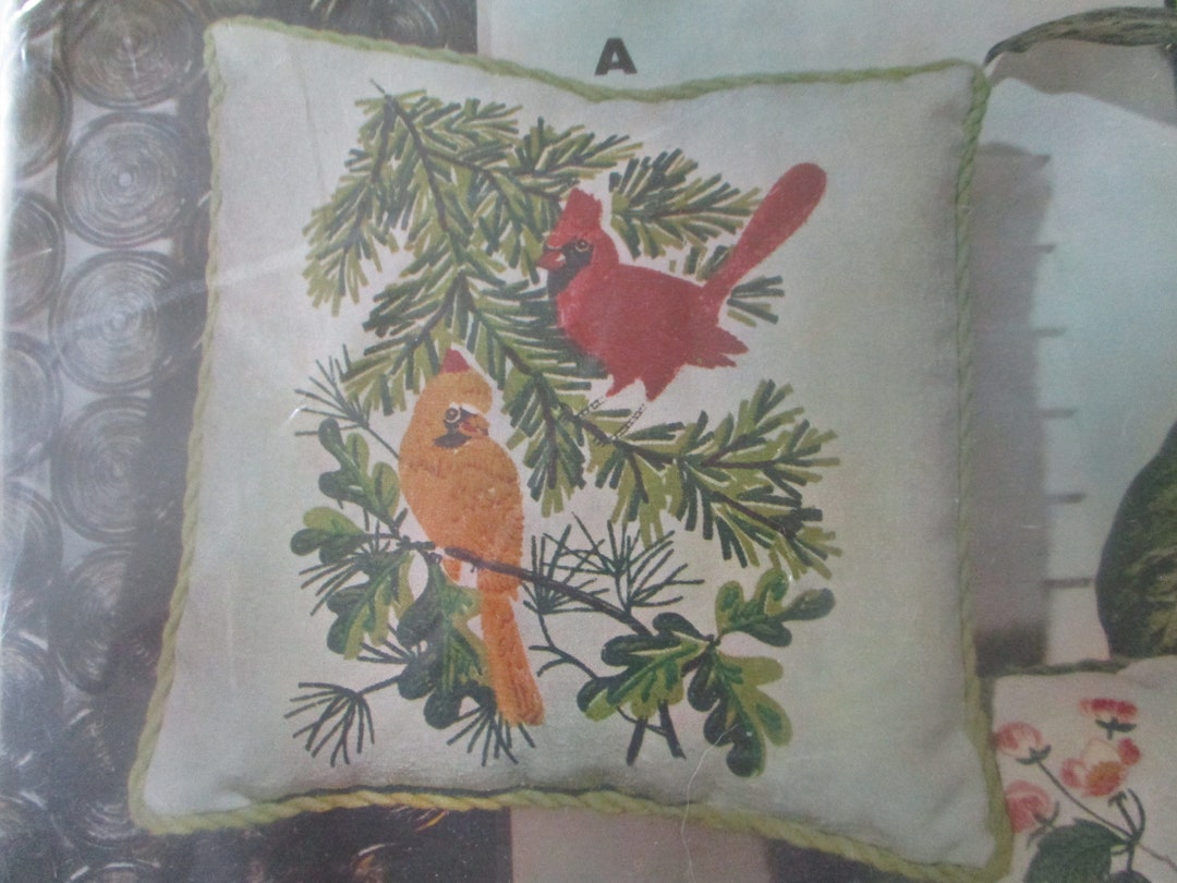 Crewel Embroidery Kit, Crewel Kit, Embroidery Kit, Bird Crewel Kit ...