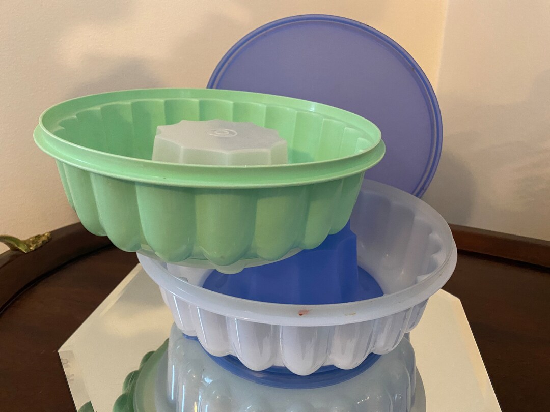 Vintage Tupperware Jello Mold Set 1201B-7 - Etsy