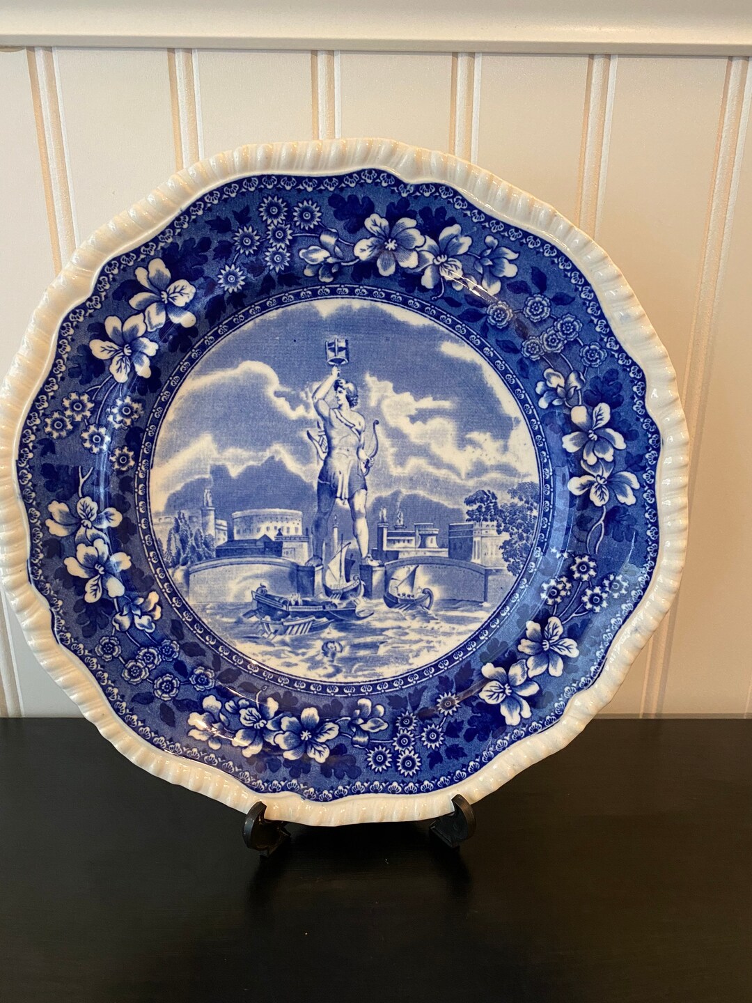 1899 W.T. Copeland & Sons the Colossus of Rhodes Stoke-on-trent England ...