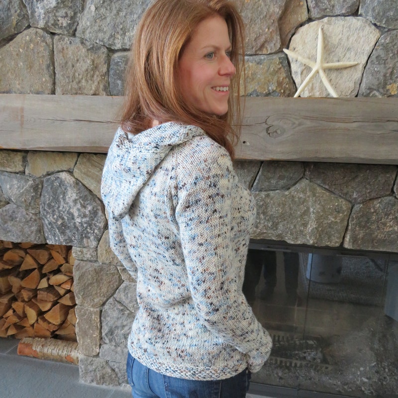 Knit Hoodie Pattern - Etsy