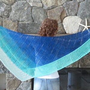 Sparkling Water Shawl Knitting Pattern, Knitting Pattern for Shawl ...