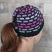 Ombre Bricks Ponytail Hat Knitting Pattern, Ombre Hat Knitting Pattern ...