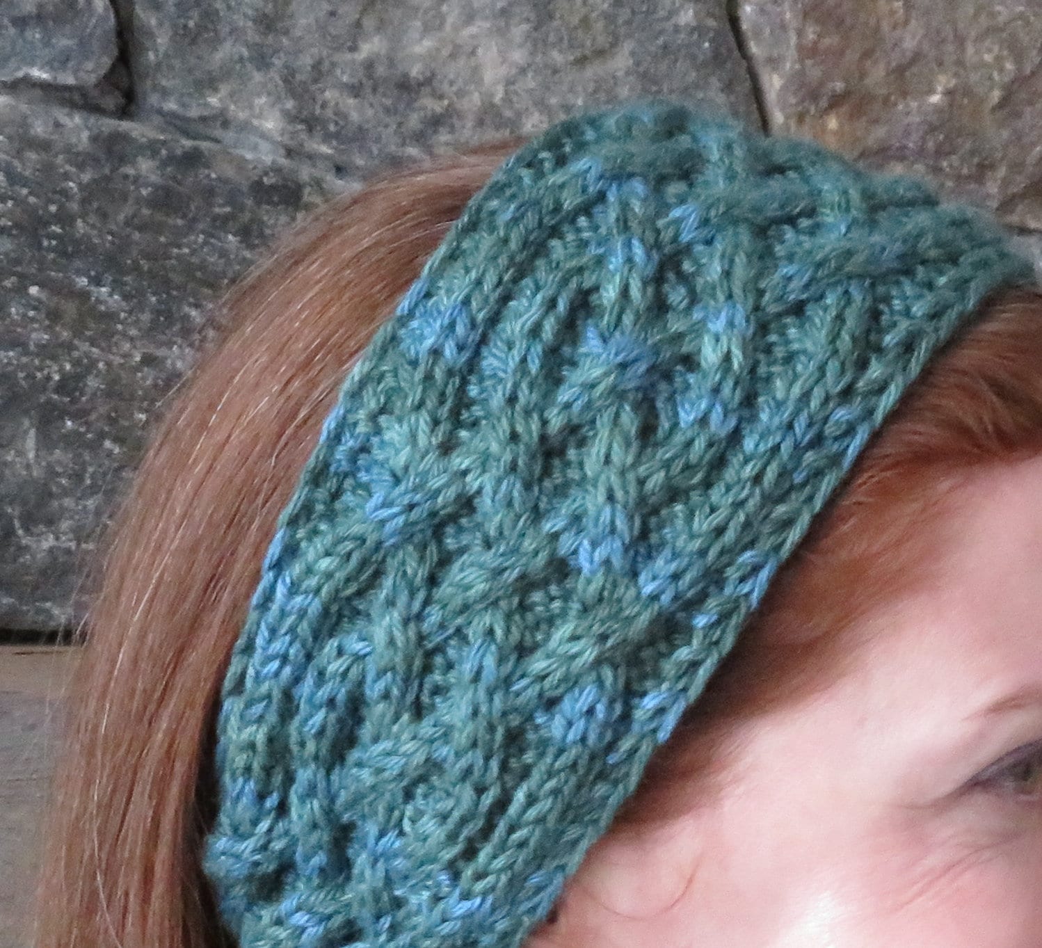 Cabled Headband Knitting Pattern, Saxon Braid for Bulky, Aran, Worsted ...