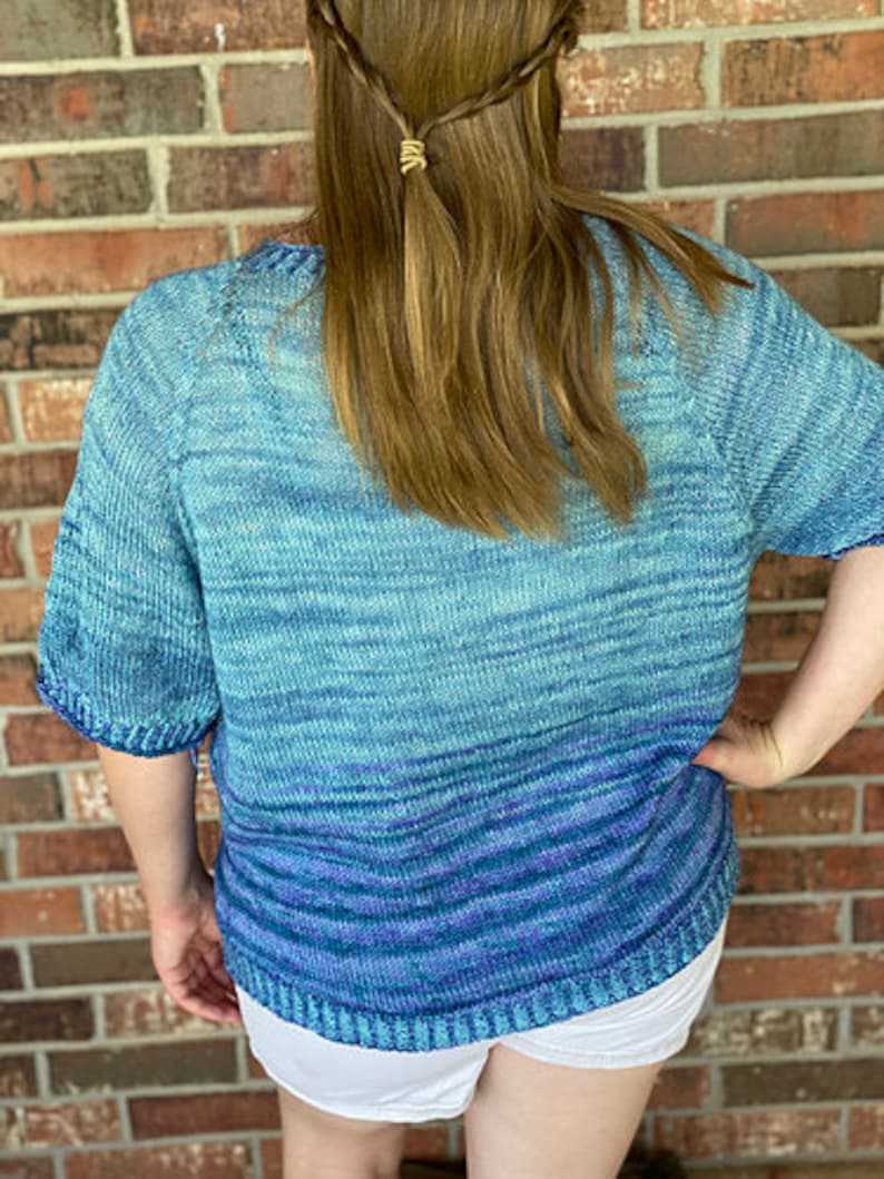 Ferris Wheel Fade Knitting Pattern T-shirt Knitting Pattern - Etsy