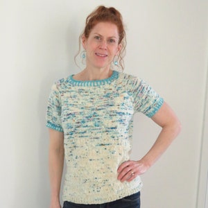 Ferris Wheel Fade Knitting Pattern - T-shirt Knitting Pattern, Tee ...