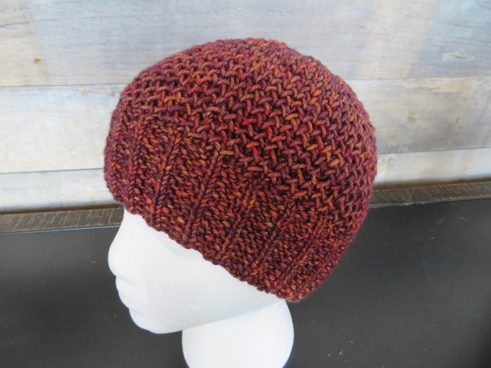 Honey Loft Hat Knitting Pattern: Cozy Honeycomb Design (DK Weight) - Etsy