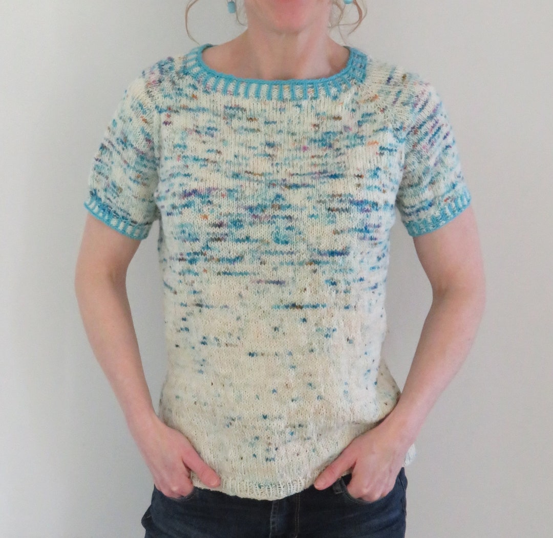 Ferris Wheel Fade Knitting Pattern - T-shirt Knitting Pattern, Tee ...