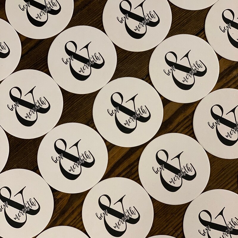 Personalized Paper Coasters - Etsy