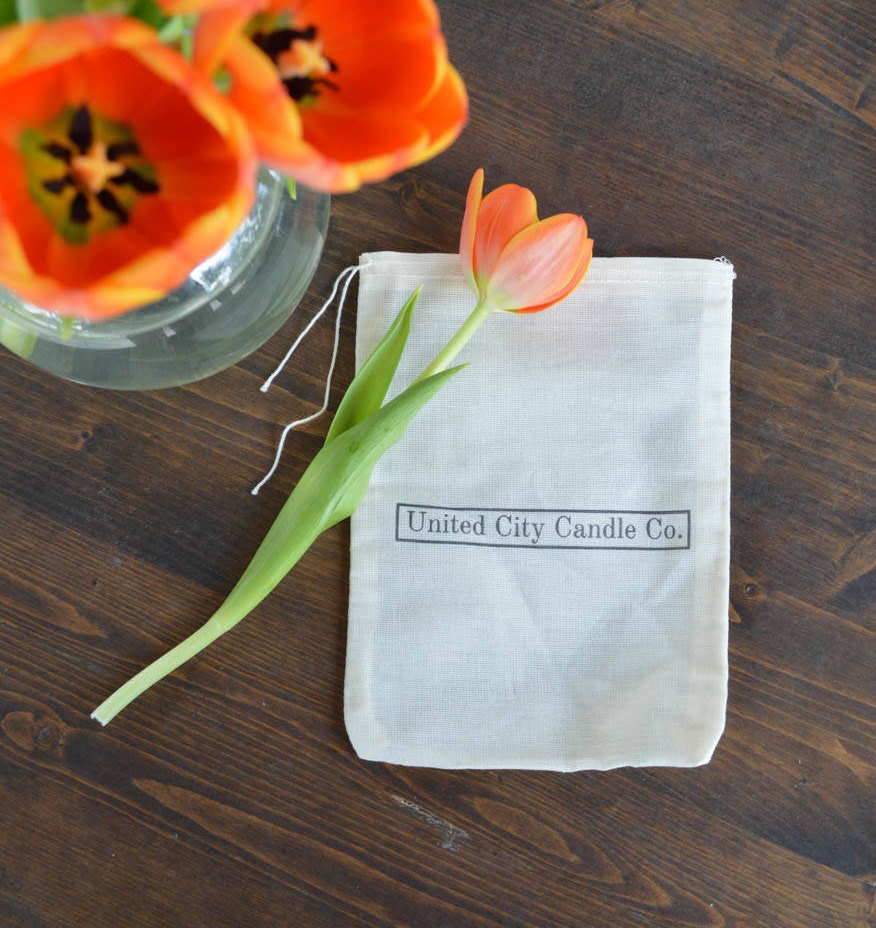 Personalized Muslin Cotton Bags Available in Four Sizes - Etsy