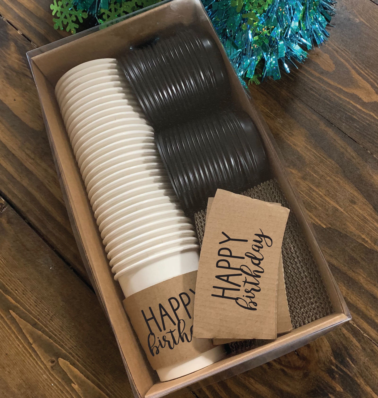 Love You A LATTE Natural Brown Coffee Tea or Cocoa Gift Packs, Cups ...